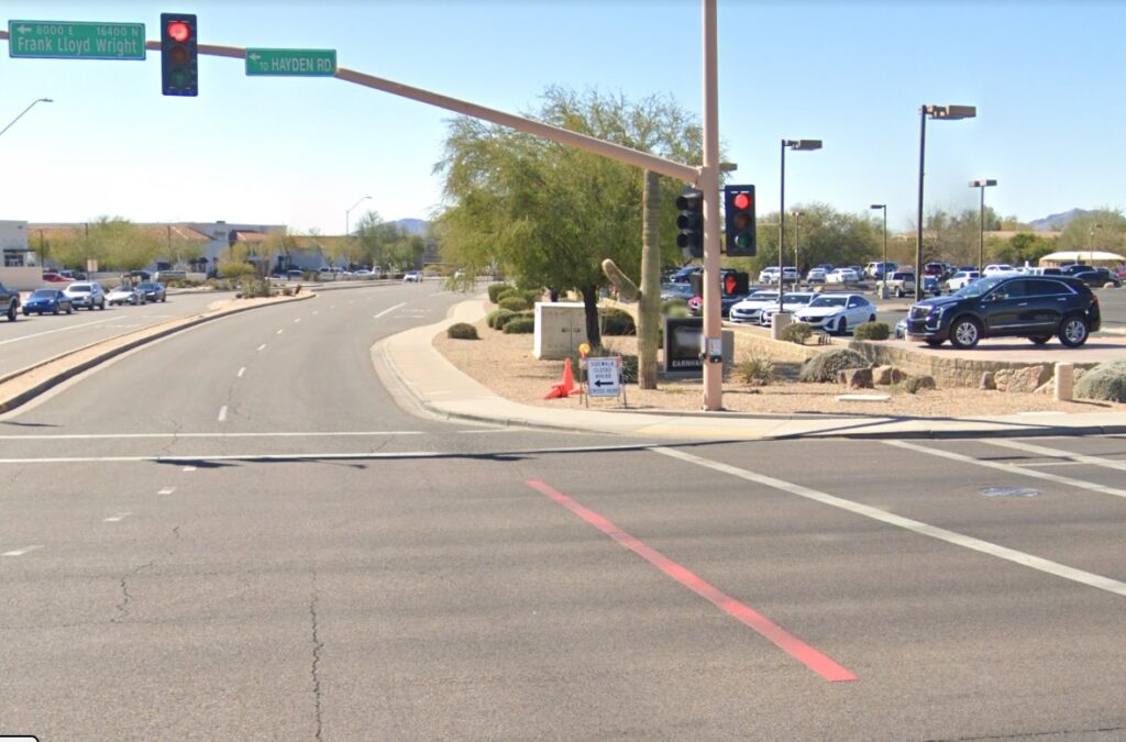 Scottsdale 2023 Red Light Camera Location 7 of 11- Frank Lloyd Wright ...